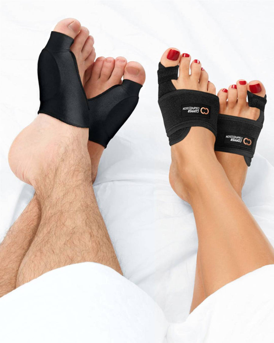 Bunion Relief Kit - Cushion Relief Sleeve and Bunion Splint – Copper ...